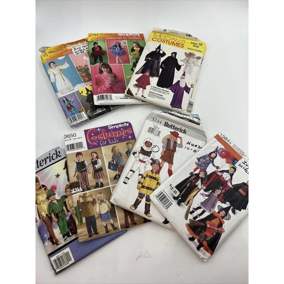 Simplicity | Office | 7 Vintage Patterns Simplicity Halloween Costume ...